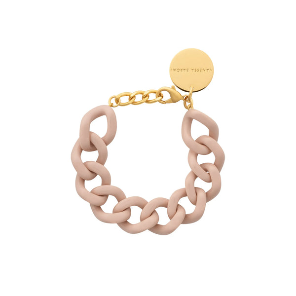Mini Flat Chain Bracelet Light Rose – Vanessa Baroni
