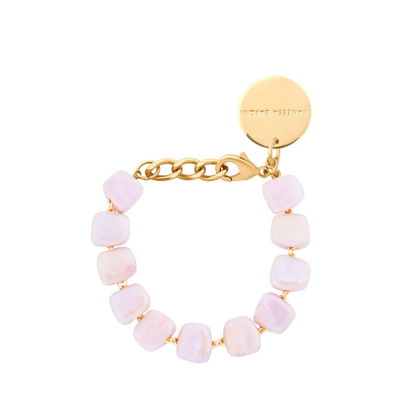 Mini Organic Shaped Bracelet Iridescent Rose – Vanessa Baroni