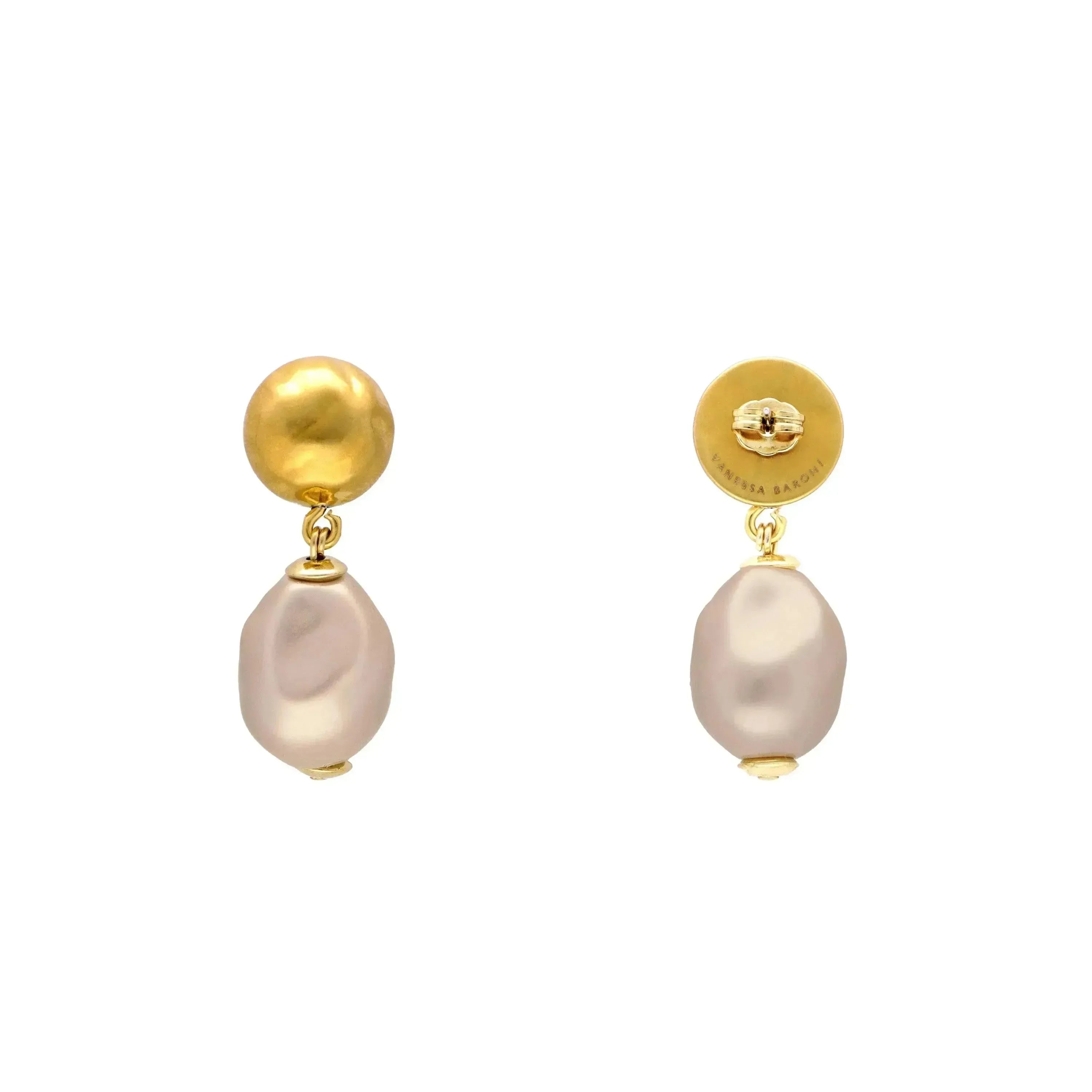 Organic pearl earrings store